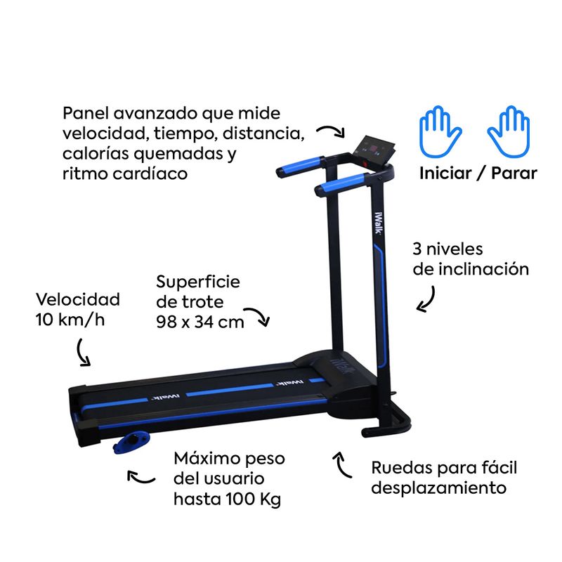 Caminadora Plegable I Walk Pro